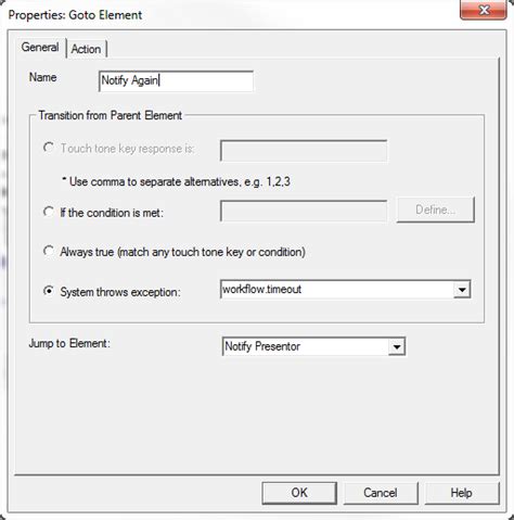 Workflow System Wait Selection Element