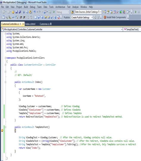 Various Ways To Pass Data From Controller To View In Mvc