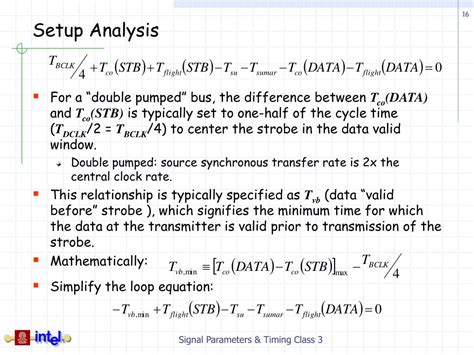 Ppt Signal And Timing Parameters Ii Source Synchronous Timing Class