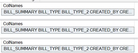 T Sql T Sql Get A Tab Separated List Of Column Names In A Table Whats Wrong With My