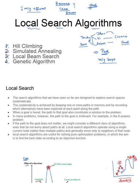 Comparing Local Search Algorithms Pdf Genetic Algorithm Applied