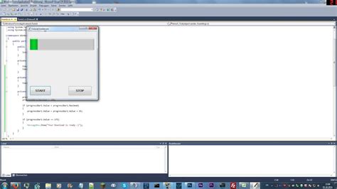 C Tutorial Progressbar And Timer Hd Youtube