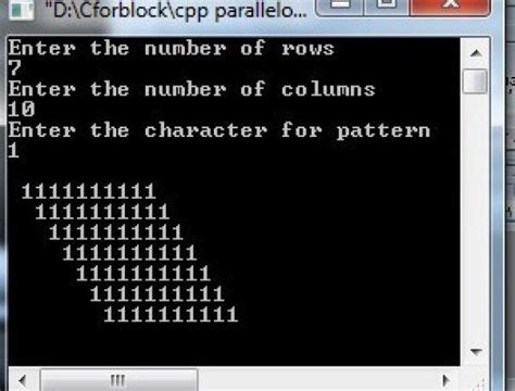 C Program Mirrored Parallelogram Star Pattern Star Patterns Parallelogram Pattern