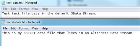How To Hide Executable Code In A Text File Using Cloaking And Alternative Data Streams Lost In