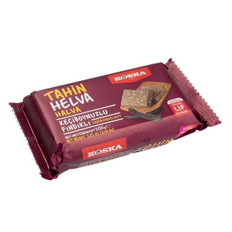 Koska, Halva with Carob and Hazelnut, 200G - Traditional Turk