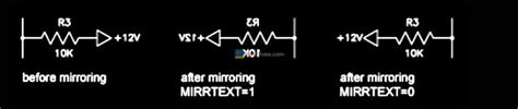 error with mirror command in cad mirror writing with number and