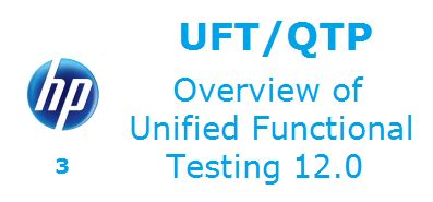 Overview Of HP Unified Functional Testing 12 0 UFT QTP Training