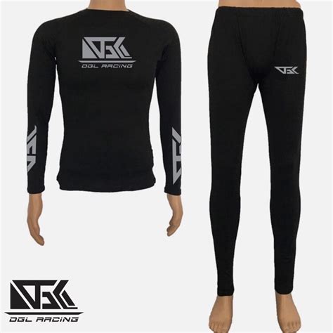 Jual Innersuit Baselayer Dalaman Wearpack Hitam Logo Poliflex