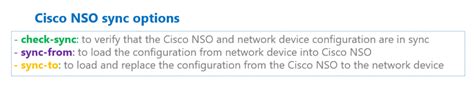 Connect And Sync Nso To Network Devices