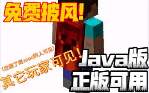 国际服mc Minecraft Java版免费披风 正版可用 可自定义 保姆级教程！ Smileskl 默认收藏夹 哔哩哔哩视频