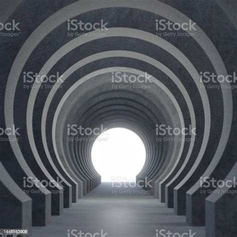 배경 3d 렌더링을 위한 추상 현대 로프트 스타일의 빈 터널 복도 0명에 대한 스톡 사진 및 기타 이미지 0명 개념 건설 프레임 Istock