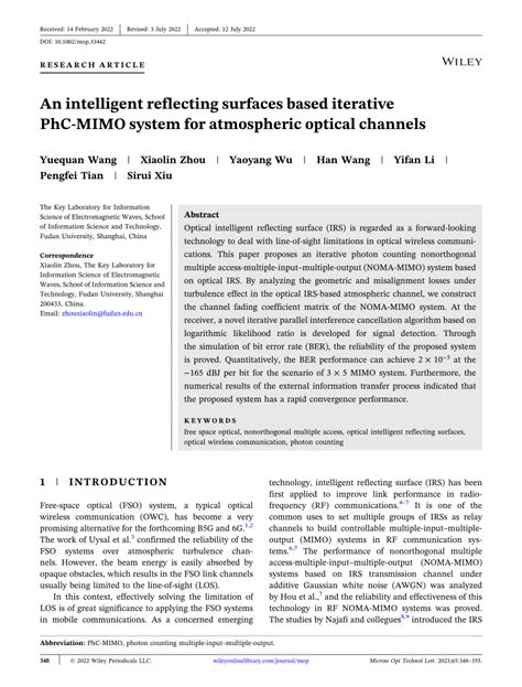 An Intelligent Reflecting Surfaces Based Iterative Phc‐mimo System For