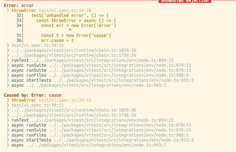 Print Also The `cause` For Errors If Any · Issue 1203 · Vitest Dev