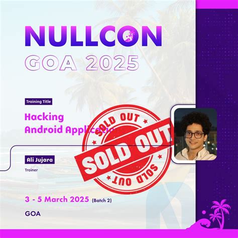 Nullcongoa2025 Cybersecurity Trainings Nullcon