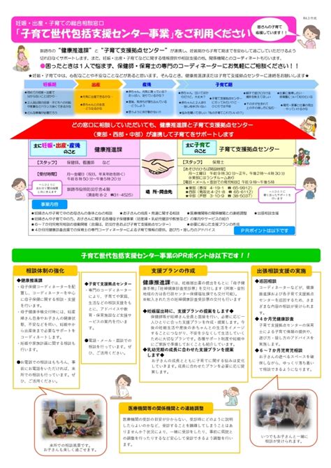 子育て世代包括支援センター事業 令和4年4月1日更新釧路市ホームページ