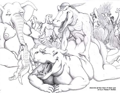 Rule 34 Alligator Anthro Ben Ali Gator Breasts Disney Elephanchine Elephant Fantasia Female