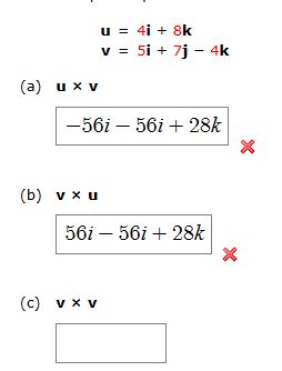 Solved Find U V V U And V V Chegg Com