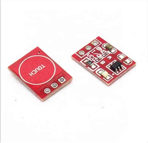 Taidacent Button Self Lock Capacitive Inductive Proximity Sensor Ttp223 Capacitive Touch Switch