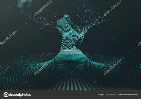 Wallpaper Tech Concept Pattern Big Data Structure Net Source Code Stock Photo Carloscastilla