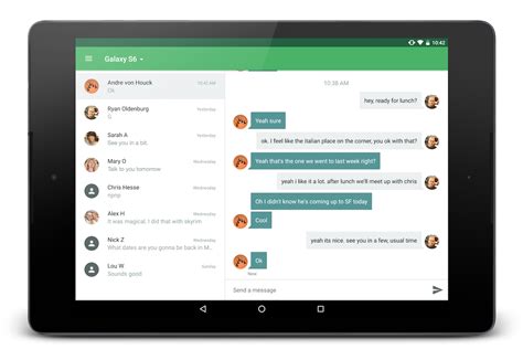 Pushbullet Permette Di Inviare Sms Da Tablet