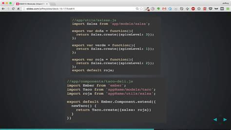 Emberscreencast 62 Es2015 Modules Import Export Youtube