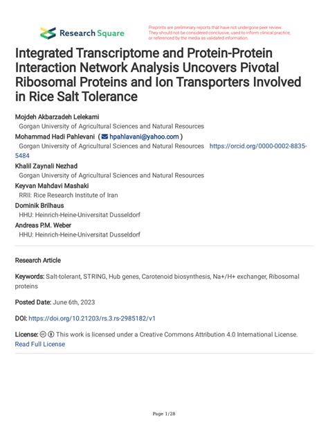 Pdf Integrated Transcriptome And Protein Protein Interaction Network Analysis Uncovers Pivotal