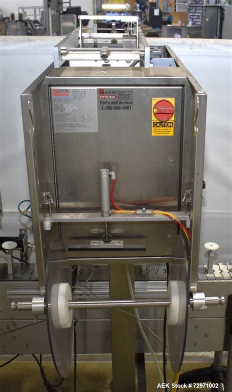 Used Axon Styrotech Ez Seal Ez 200 Single Head Tamper Evident Neck Ba