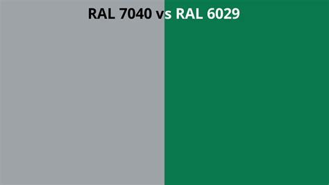 Ral 7040 Vs 6029 Ral Colour Chart Uk