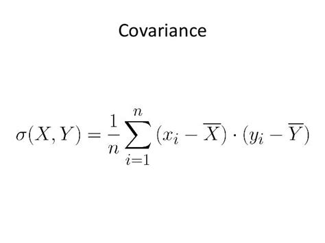 covariance
