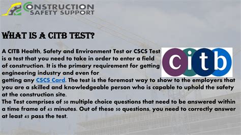 Ppt Why You Need A Cscs Test Powerpoint Presentation Free Download Id 10165999