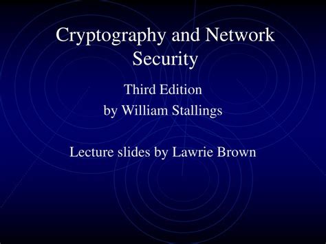Ppt Cryptography And Network Security Powerpoint Presentation Free