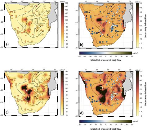 Modeled Heat Flow Using The 1‐d Heat Conductive Model With Laterally