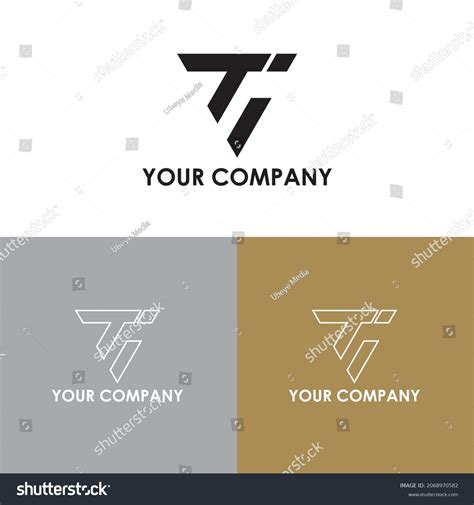 Logo Monogram Letter T S Initials Stock Vector Royalty Free