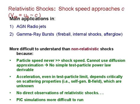 Diffusive Shock Acceleration In Astrophysics Athina Meli Physics