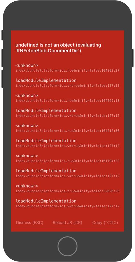 undefined is not an object evaluating rnfetchblob documentdir