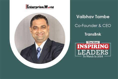 Transbnk Vaibhav Tambe Transforming Transaction Banking The