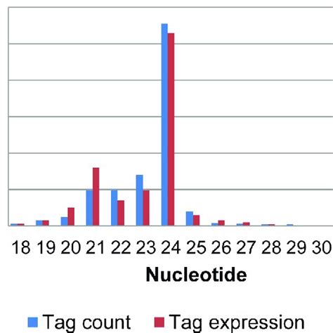 Length Distribution Of Unique Small Rna Reads All Six Generated Small