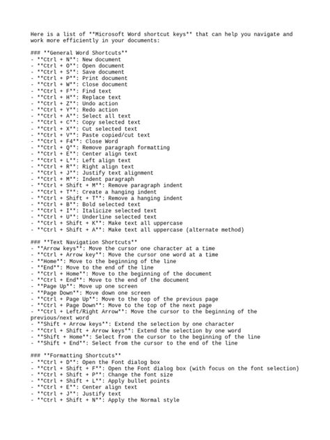 Ms Word Short Cut Keys Pdf Microsoft Word Cursor User Interface