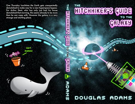 The Hitchhikers Guide To The Galaxy Book Cover Behance