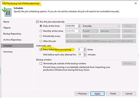 How Can I Configure Backup Job Retries In Veeam Backup Replication Veeam Community Resource Hub