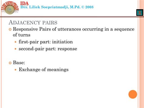 Ppt Adjacency Pairs Powerpoint Presentation Free Download Id4834266