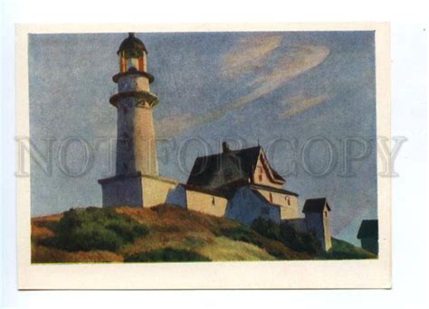 133439 Ussr Lighthouse At Two Lights By Edward Hopper Old Pc Topics Buildings And Architecture