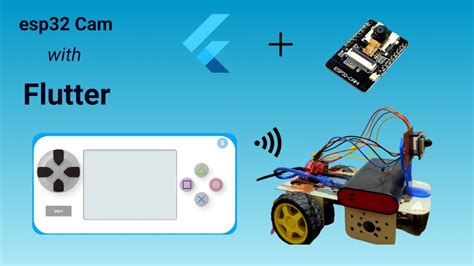 Esp32 Cam Flutter Control Pad For Esp32 Cam Car Youtube