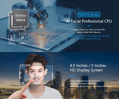 TCP IP WIFI Biometric Access Control Time Attendance Night Vision Customizable Logo Free SDK