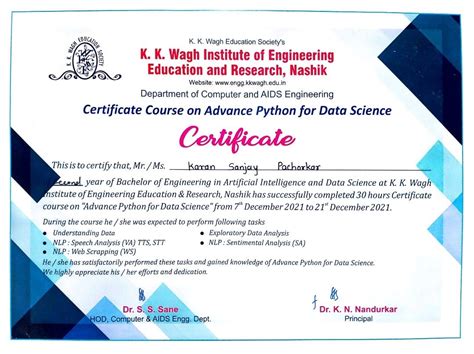 Karan Pachorkar On Linkedin Learning Datascience Python