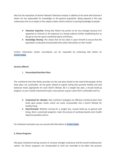 PPT Alex Neilan Your Guide To Lasting Wellness PowerPoint Presentation ID