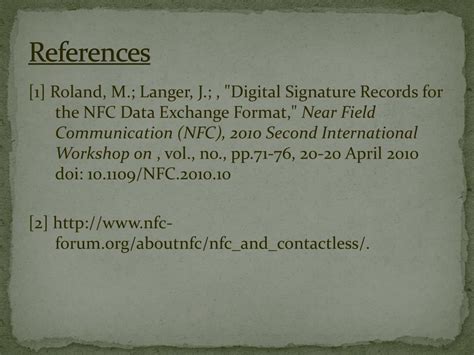 Ppt Near Field Communicationnfc Powerpoint Presentation Free