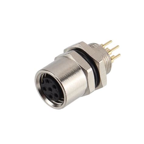 M8 3 Pos Receptacle Pcb Connector China Supplier M8 4 Pos Receptacle