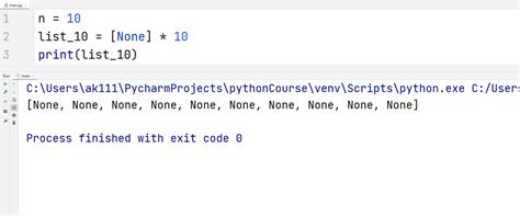 Python Create List — Tutorialbrain