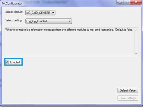 Mc Command Center Not Working